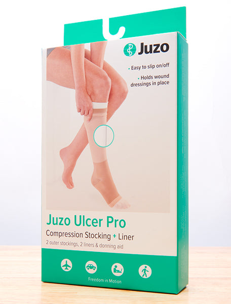 Juzo Ulcer Pro Knee High w/Liners - 40-50 mmHg | Ames Walker