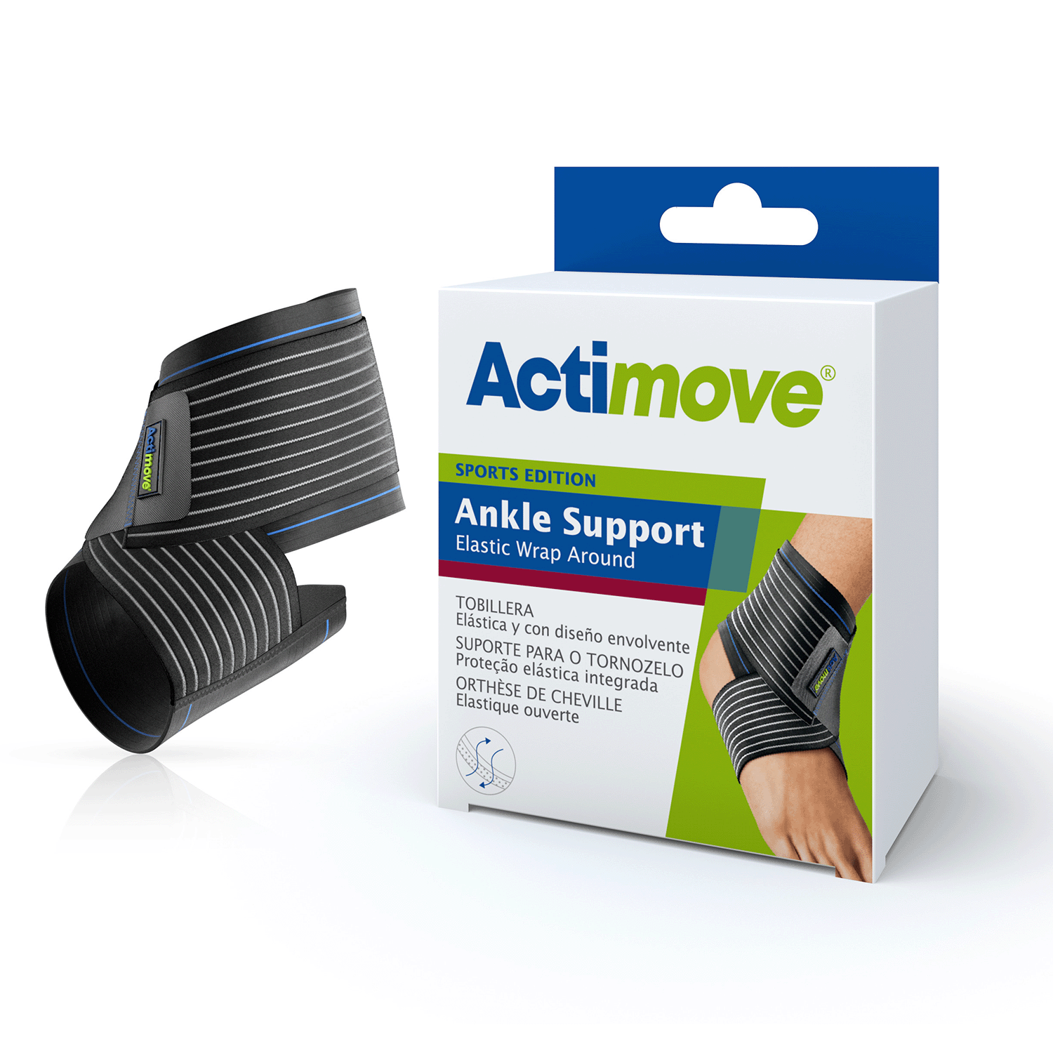 Actimove Sport Ankle Support Elastic Wrap Around | Ames Walker