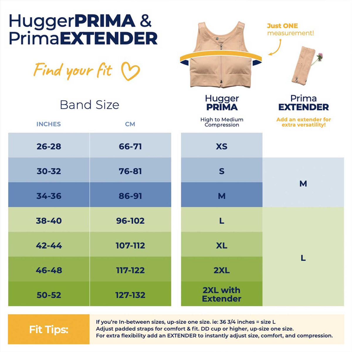 Prairie Wear Hugger PRIMA Compression Bra | Ames Walker