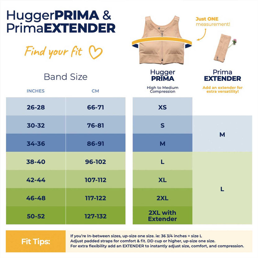 Prairie Wear Hugger PRIMA Compression Bra | Ames Walker