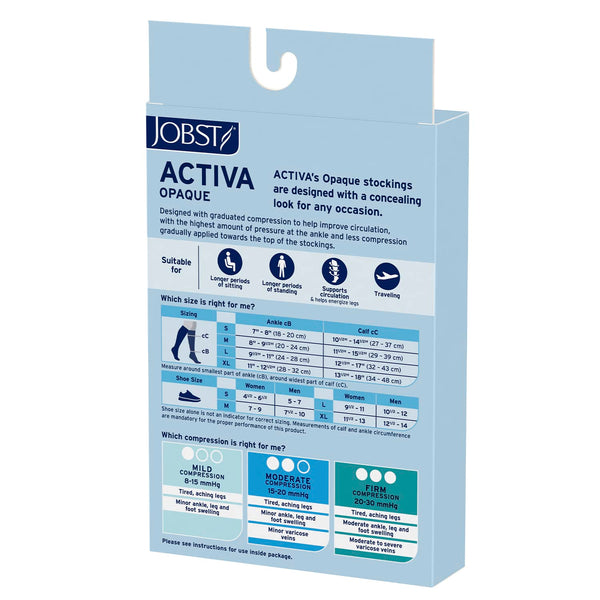 Jobst ACTIVA Opaque Compression Thigh Highs - 20-30mmHg | Ames Walker