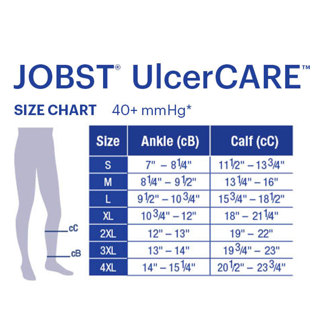 JOBST Ulcercare Stocking Right Zipper and Liners 40 mmHg | Ames Walker