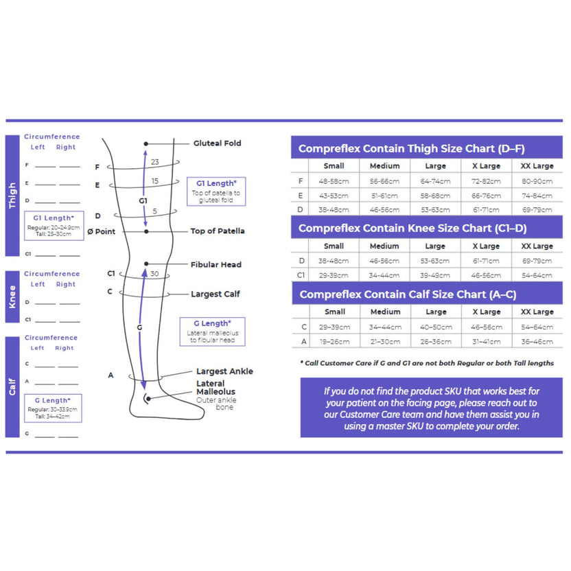 Sigvaris Compreflex Contain Full Leg Left | Ames Walker Professional